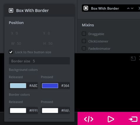 Solved: FlexButton background color how to change in code - STMicroelectronics Community