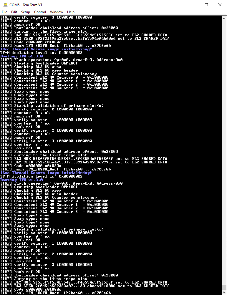 Solved: TrustZone TFM Example Problems - STMicroelectronics Community