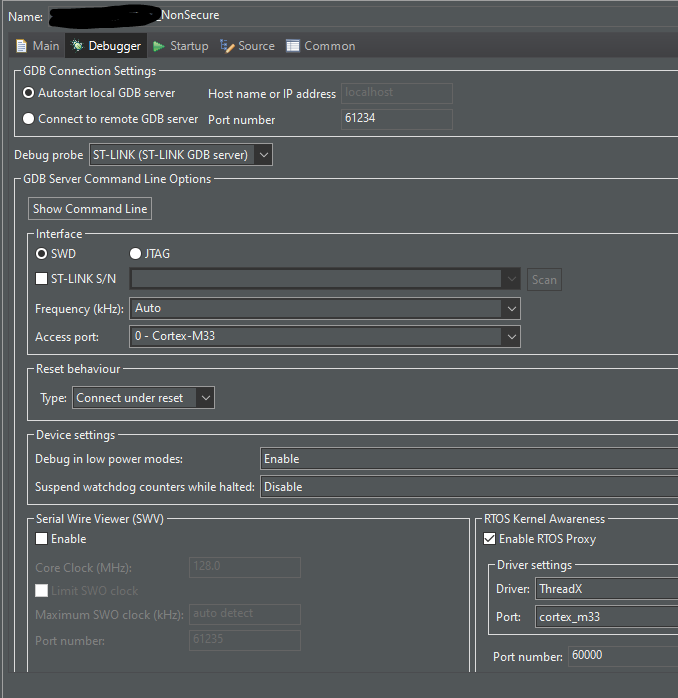 TrustZone Secure Debug - STMicroelectronics Community