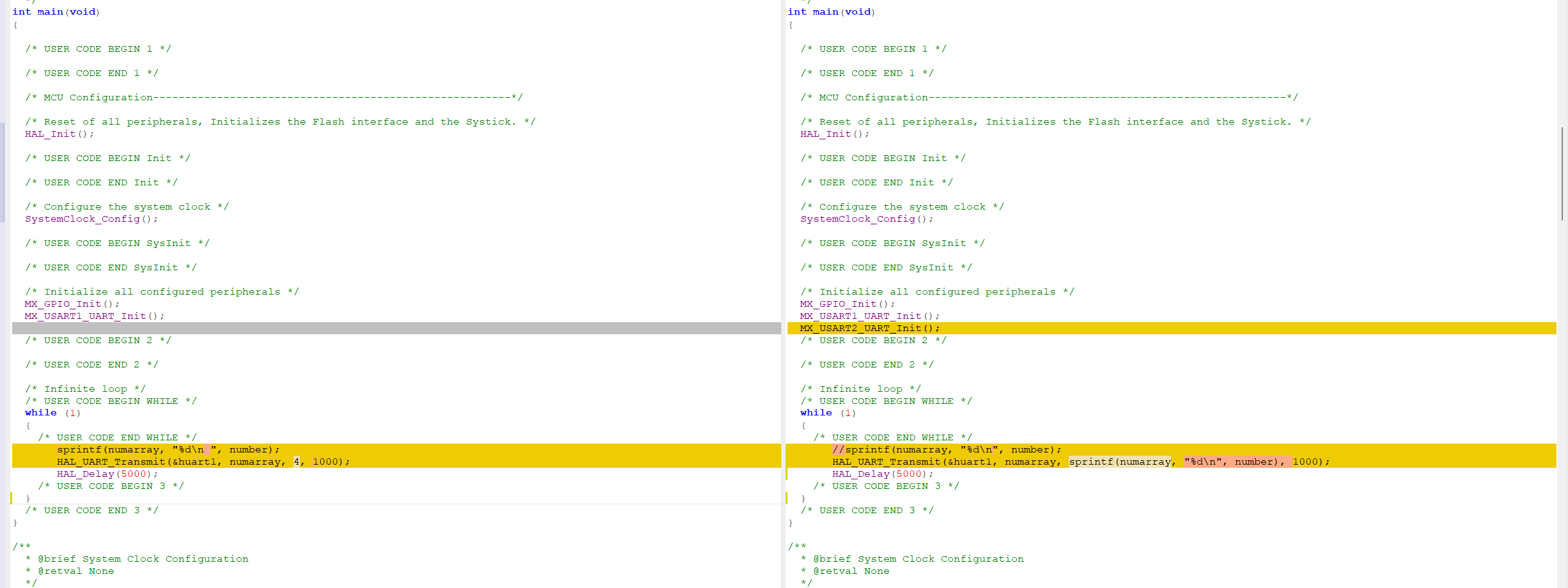Block For Sending Values Through The Uart Stmicroelectronics Community