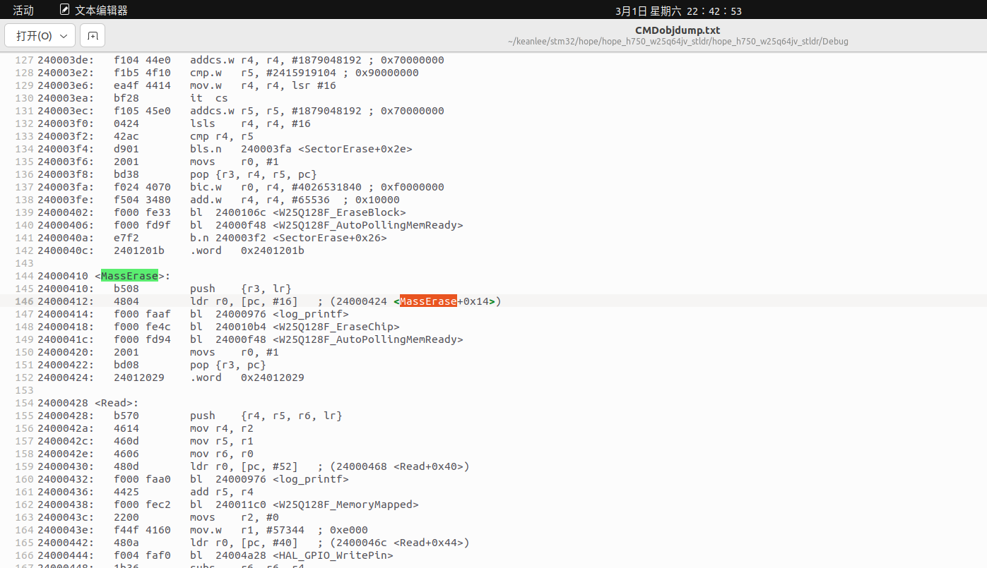 Solved: cubeprogrammer can not find masserase function - STMicroelectronics Community