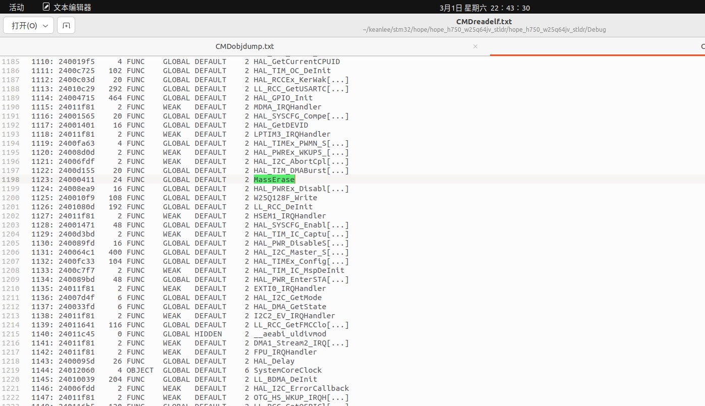 Solved: cubeprogrammer can not find masserase function - STMicroelectronics Community