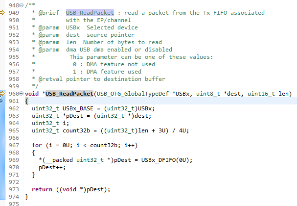 32F417: CDC_Receive_FS() or USBD_CDC_ReceivePacket ... 32F417: CDC_Receive_FS() or USBD_CDC_ReceivePacket ...