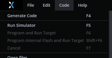 Solved: GfxDesigner: add menu option 'Code > Build Code' - STMicroelectronics Community