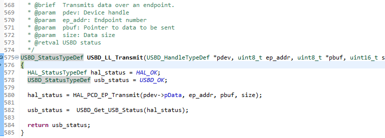 32F417: CDC_Receive_FS() or USBD_CDC_ReceivePacket ... 32F417: CDC_Receive_FS() or USBD_CDC_ReceivePacket ...