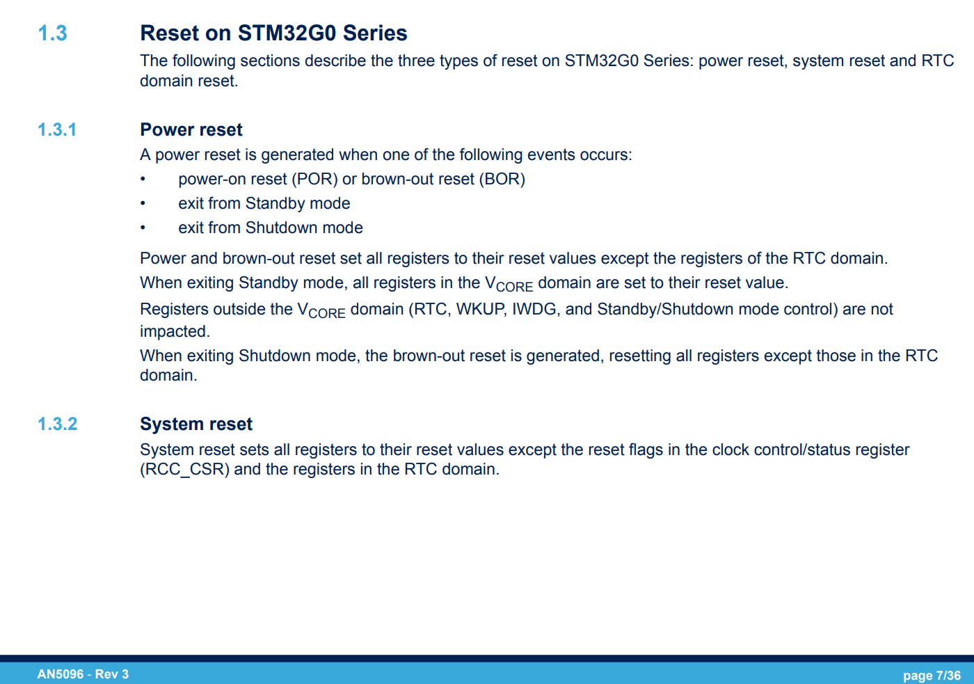 Solved: Identifying BOR (Brown-Out Reset) Specifically in ... - STMicroelectronics Community