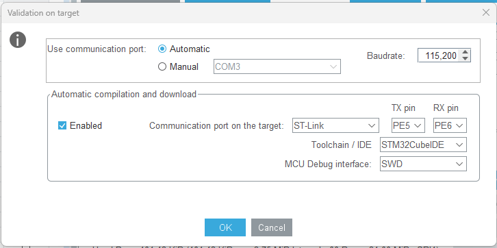 Validation On Target Issues Stm32l496g Stmicroelectronics Community