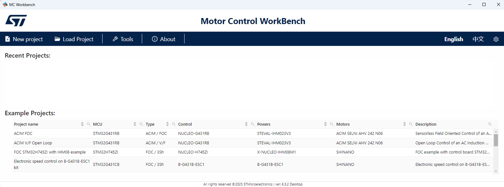 Solved: ACIM support - which version to use? - STMicroelectronics Community
