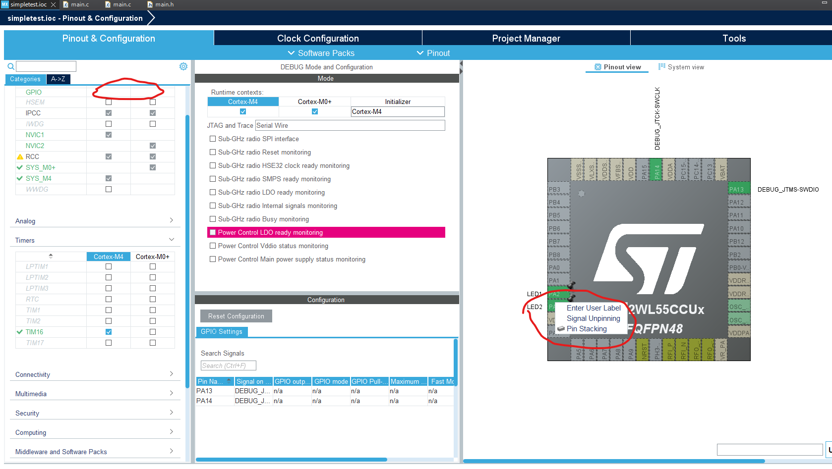 Solved: STM32CubeIDE not generate code for GPIO pin - STMicroelectronics Community
