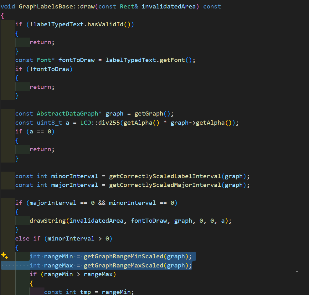 Solved: Graph X Labels: how to shift min/max labels to be ...