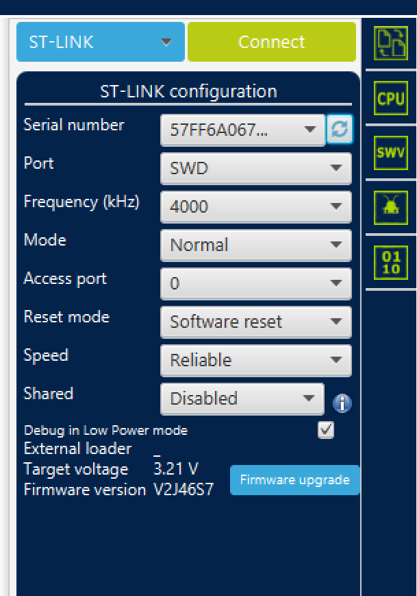 STM32 Custom Board: No Target STM32 Found in STM32... - STMicroelectronics Community