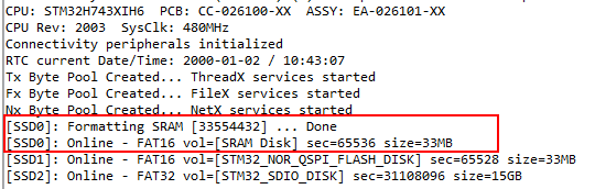 CubeMx does not configure FileX properly - Bugs - STMicroelectronics Community