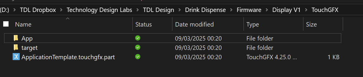 Solved: TouchGFX file generated by CubeMX opens in TouchGF... - STMicroelectronics Community