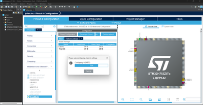 Configuring USART3 error while deploying deep lear ...