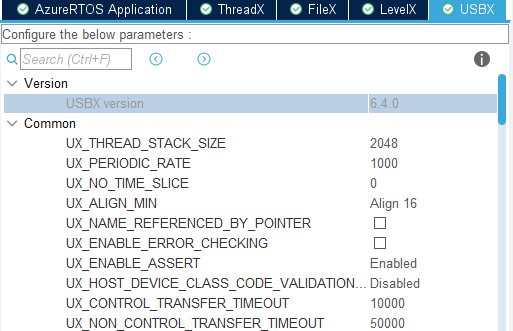 CubeMx MAJOR BUG in UsbX configuration.... - STMicroelectronics Community