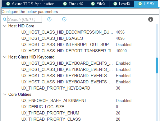 CubeMx MAJOR BUG in UsbX configuration.... - STMicroelectronics Community