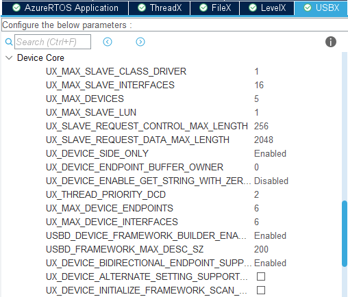CubeMx MAJOR BUG in UsbX configuration.... - STMicroelectronics Community