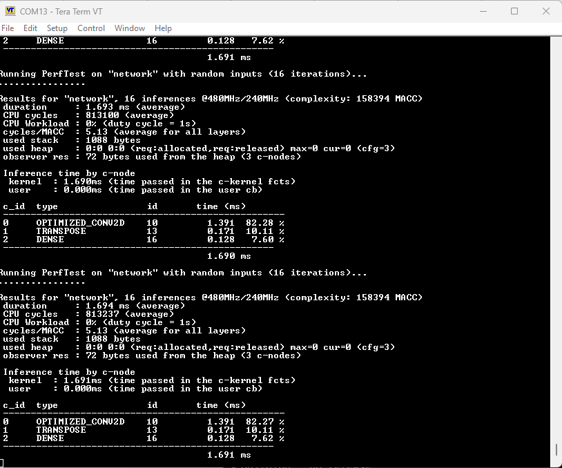 Solved: Deploying a deep learning model on NUCLEO-H753ZI - STMicroelectronics Community