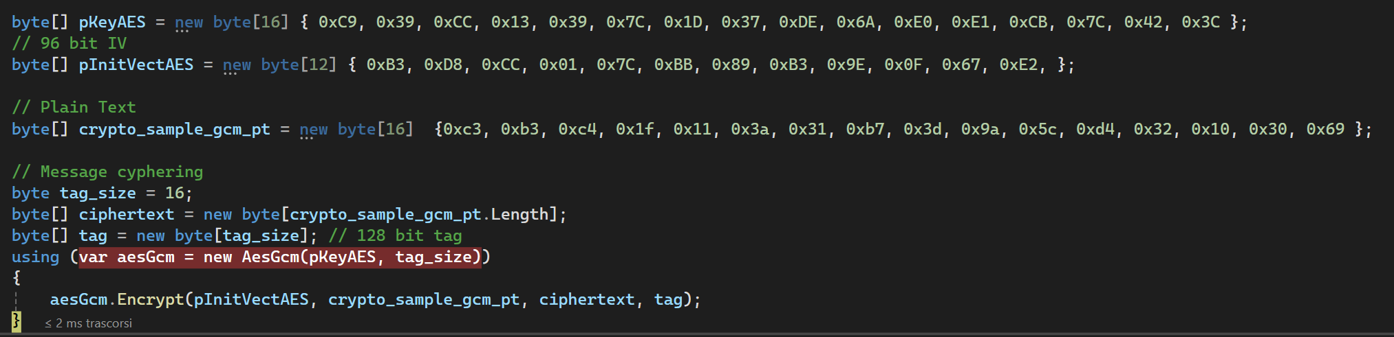 Solved: STM32U585: AES GCM Tag mismatch - STMicroelectronics Community