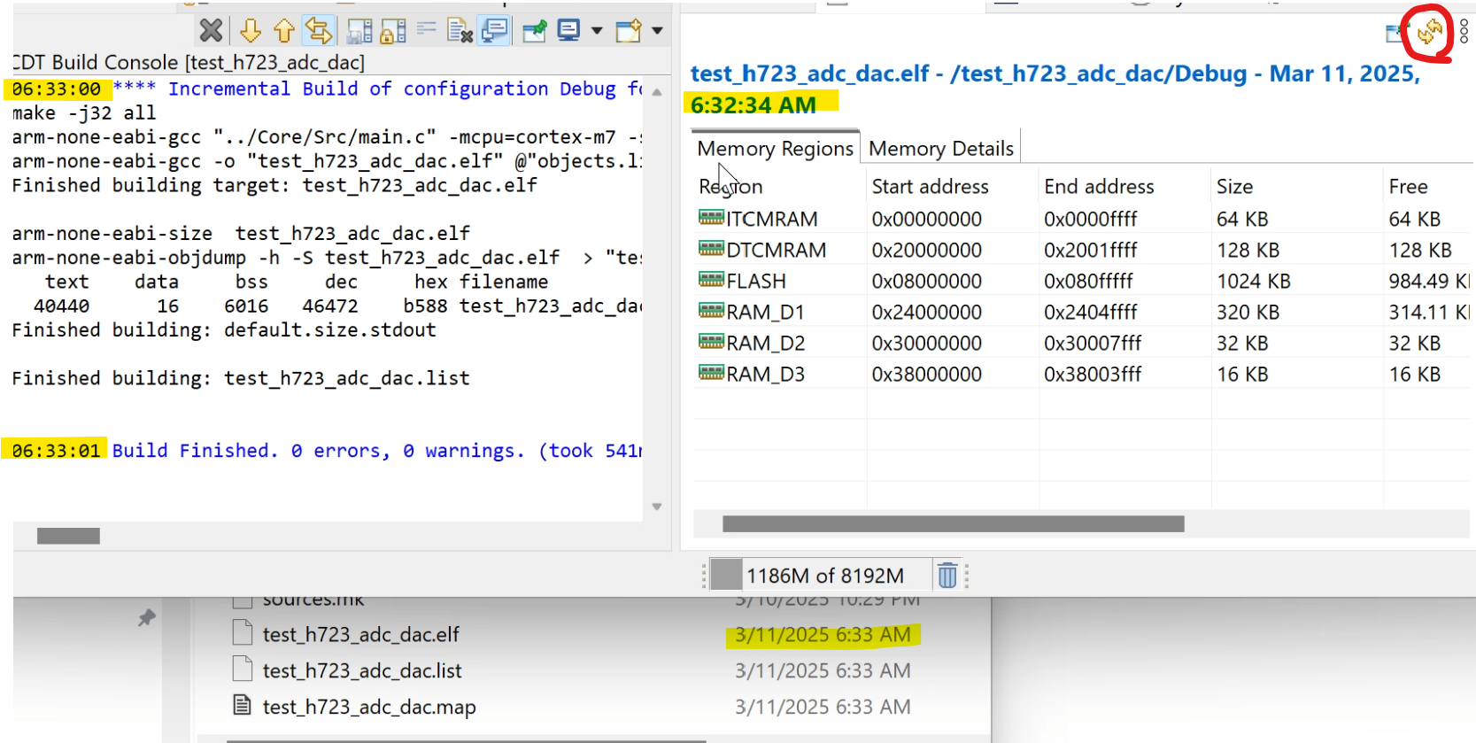 Solved: Build Analyzer issue - STMicroelectronics Community