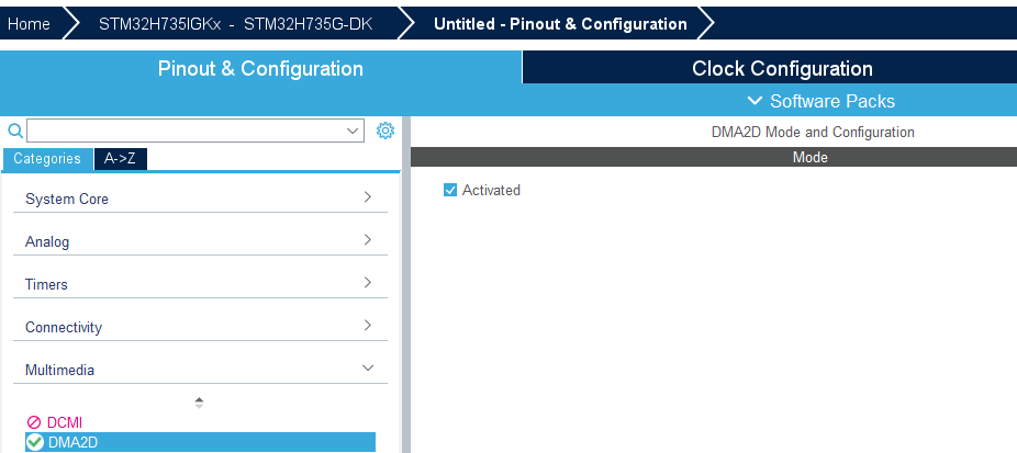 Solved: add drivers BSP for STM32H735G-DK - STMicroelectronics Community