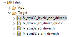 CubeMx does not configure FileX properly - Bugs - STMicroelectronics Community