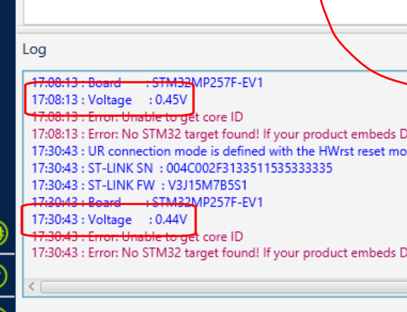Cannot connect to STM32MP257F-EV - No STM32 target... - STMicroelectronics Community