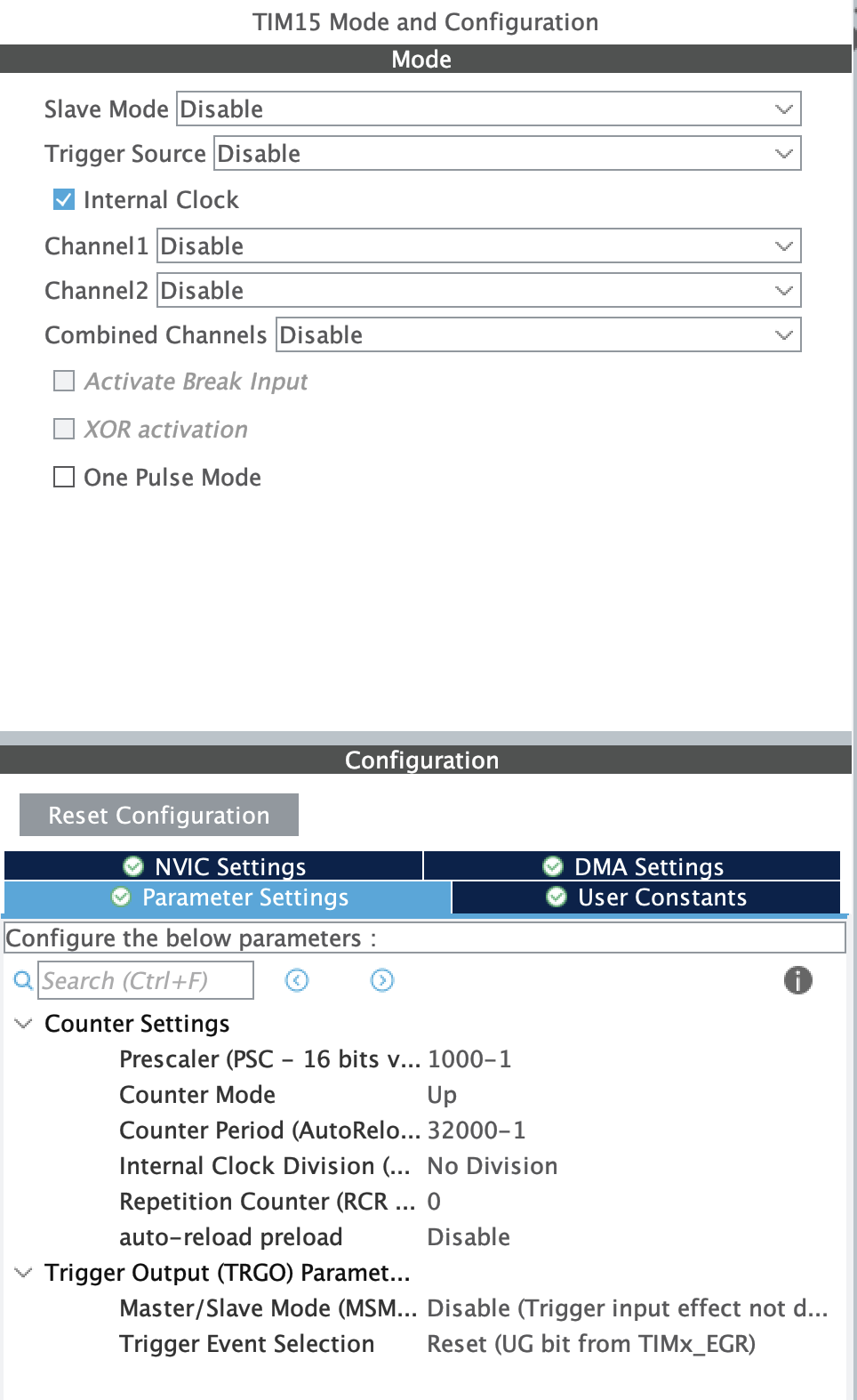 Solved: STM32U0 TIM15 clock discrepancy between Reference ... - STMicroelectronics Community
