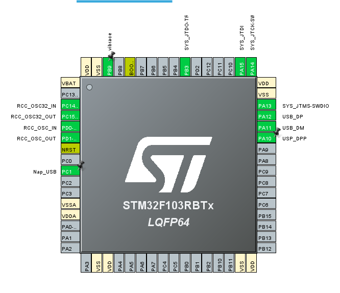 STM32F103RBT6 USB problem - STMicroelectronics Community