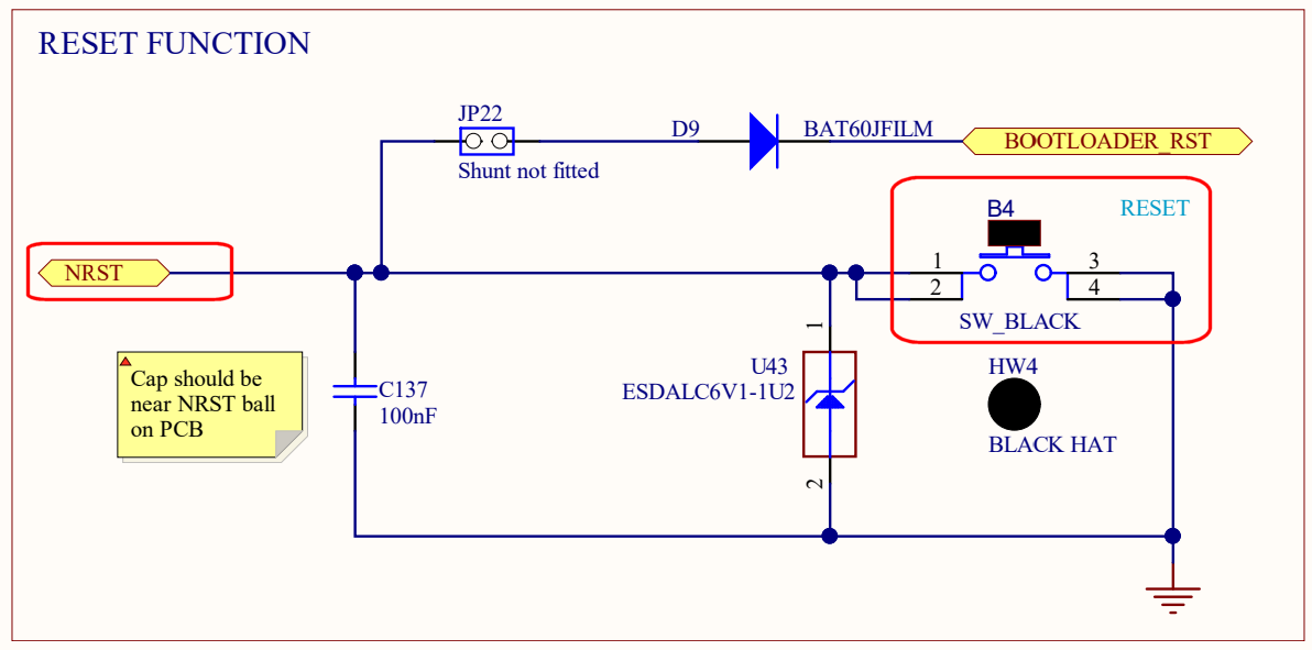 Solved: How to detect the RESET button on STM32L552E-EV - STMicroelectronics Community