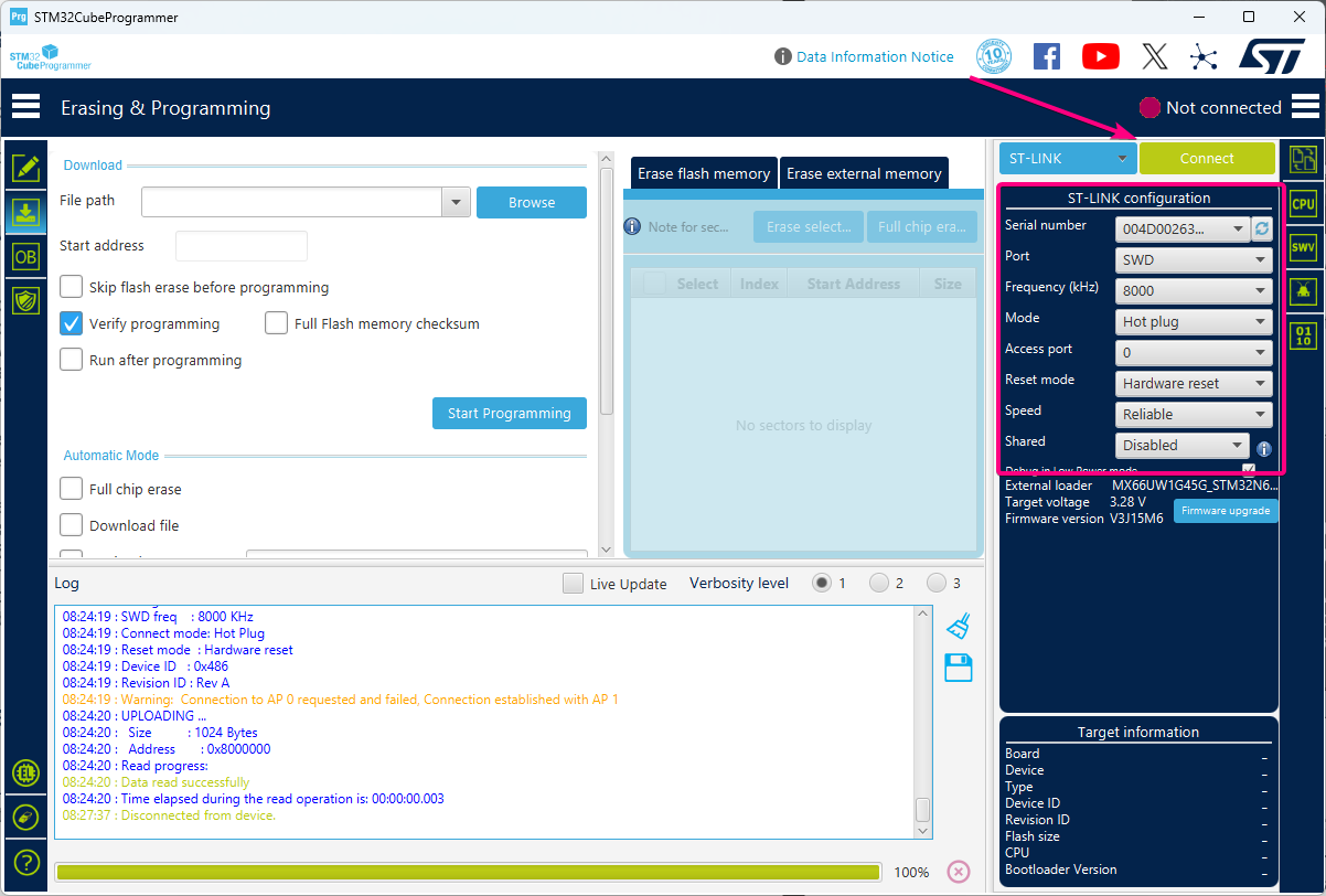 How to program the OTP fuse bits in the STM32N6 - STMicroelectronics Community