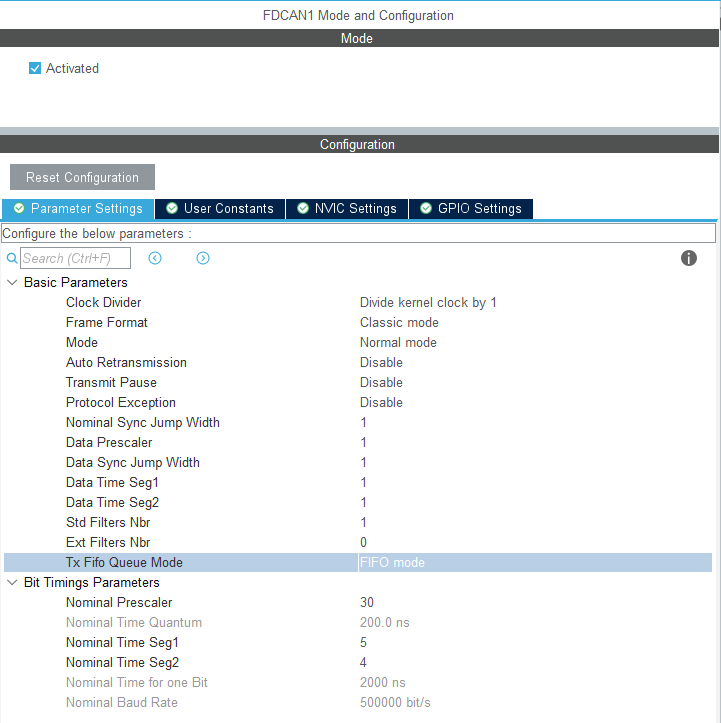 Solved: STM32G431 FDCAN filter doesn't work. - STMicroelectronics Community