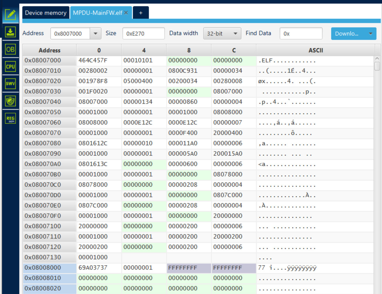 Solved Stm32cubeprogrammer Erroneously Programs Empty Fir Stmicroelectronics Community