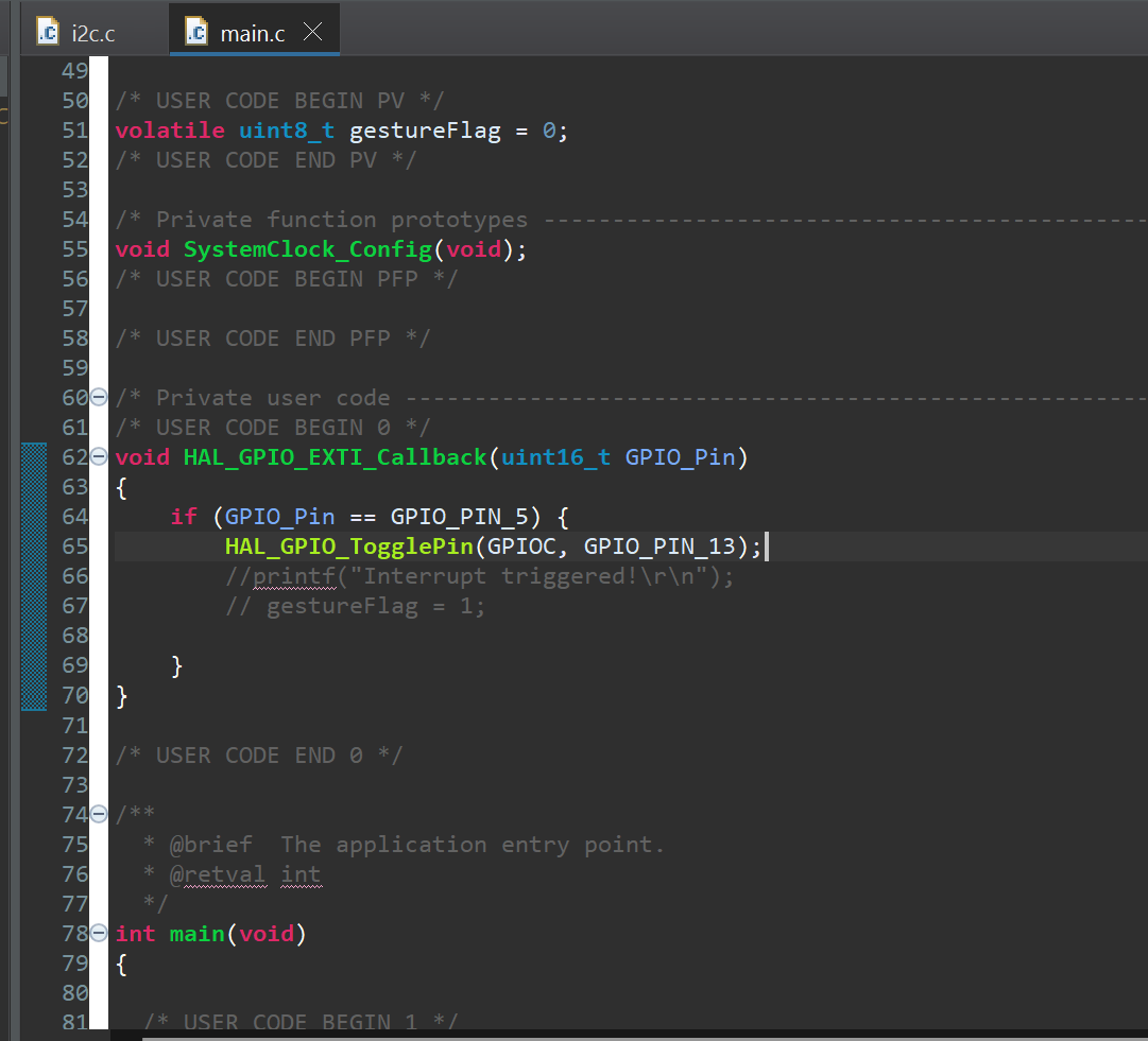 Solved: STM32H503 External Interrupt HAL Library Doesn't w... - STMicroelectronics Community