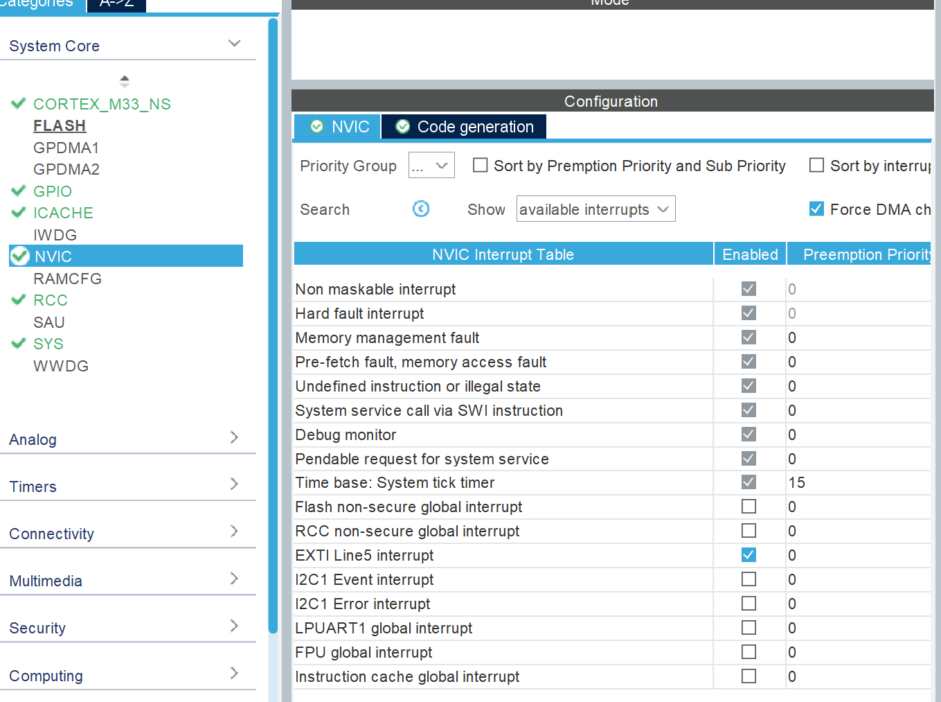 Solved: STM32H503 External Interrupt HAL Library Doesn't w... - STMicroelectronics Community