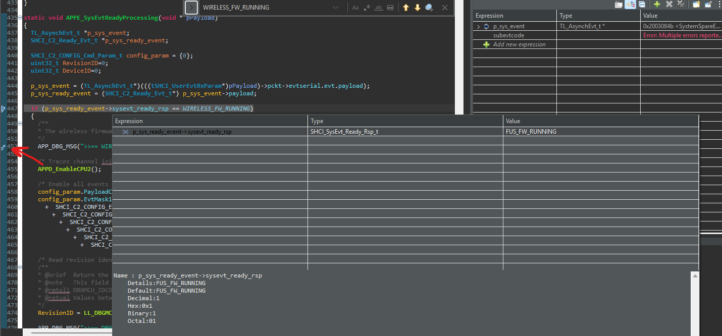 Solved: Not able to get BLE working on STM32WB55CGU6 - STMicroelectronics Community