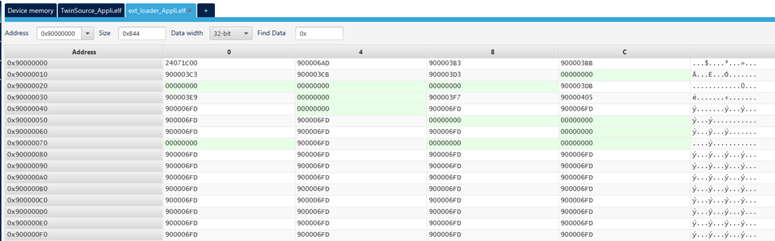 external memory loader for STM32H7S3L8H not workin ...