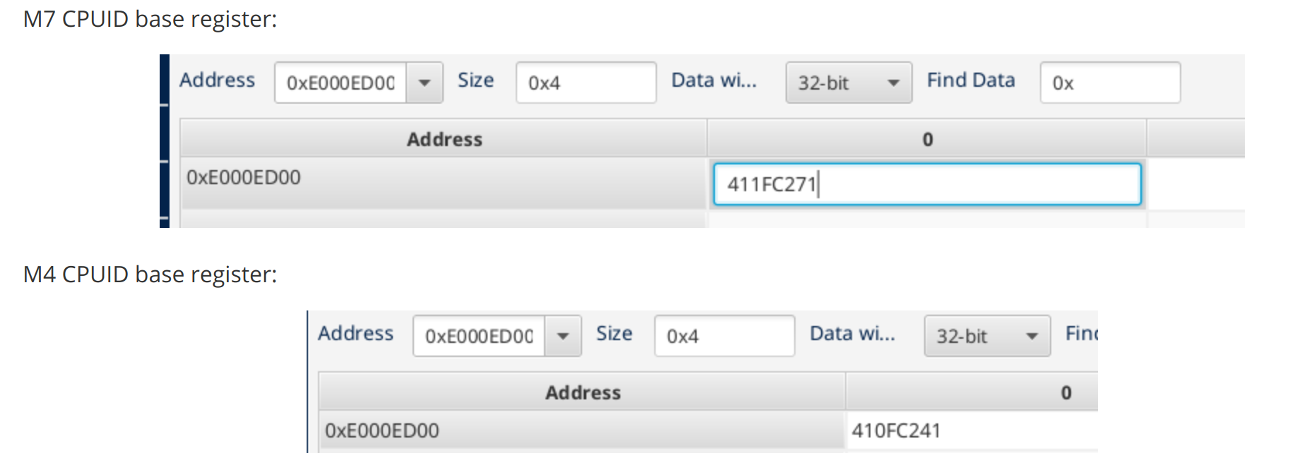 Solved: Clarification on Debug Register Configuration in S... - STMicroelectronics Community