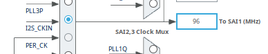 Solved: Clock configuration for I2S audio for STM32H7A3 - STMicroelectronics Community