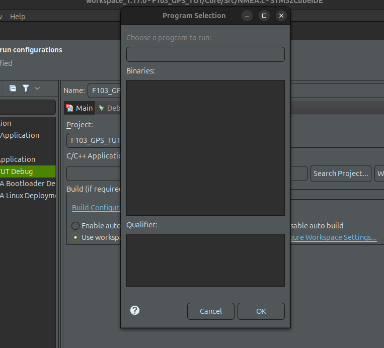file xxxx.elf does not exist how to solve this pro... - STMicroelectronics Community