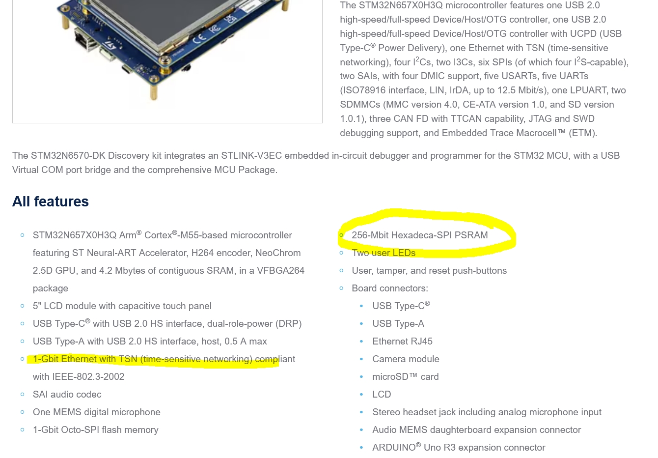 Solved: STM32N6570-DK inconsistency with information in da... - STMicroelectronics Community