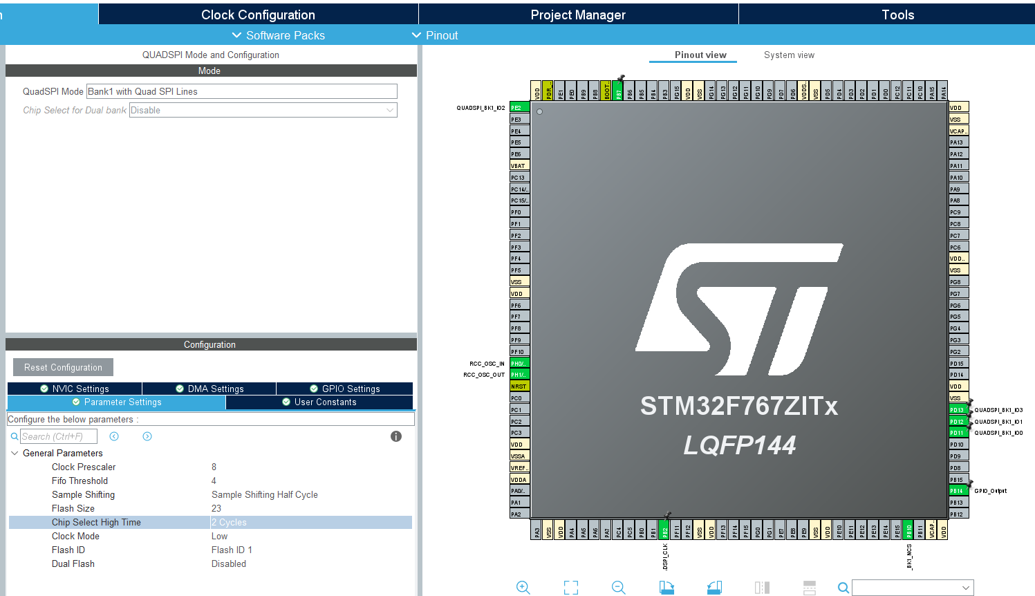 Solved: Interfacing Nucleo F767ZI Board with W25Q256JV usi... - STMicroelectronics Community