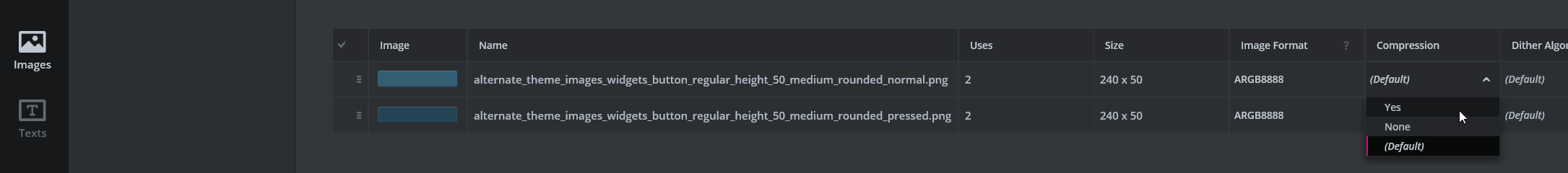 Solved: Progress Widgets with transparent background - STMicroelectronics Community