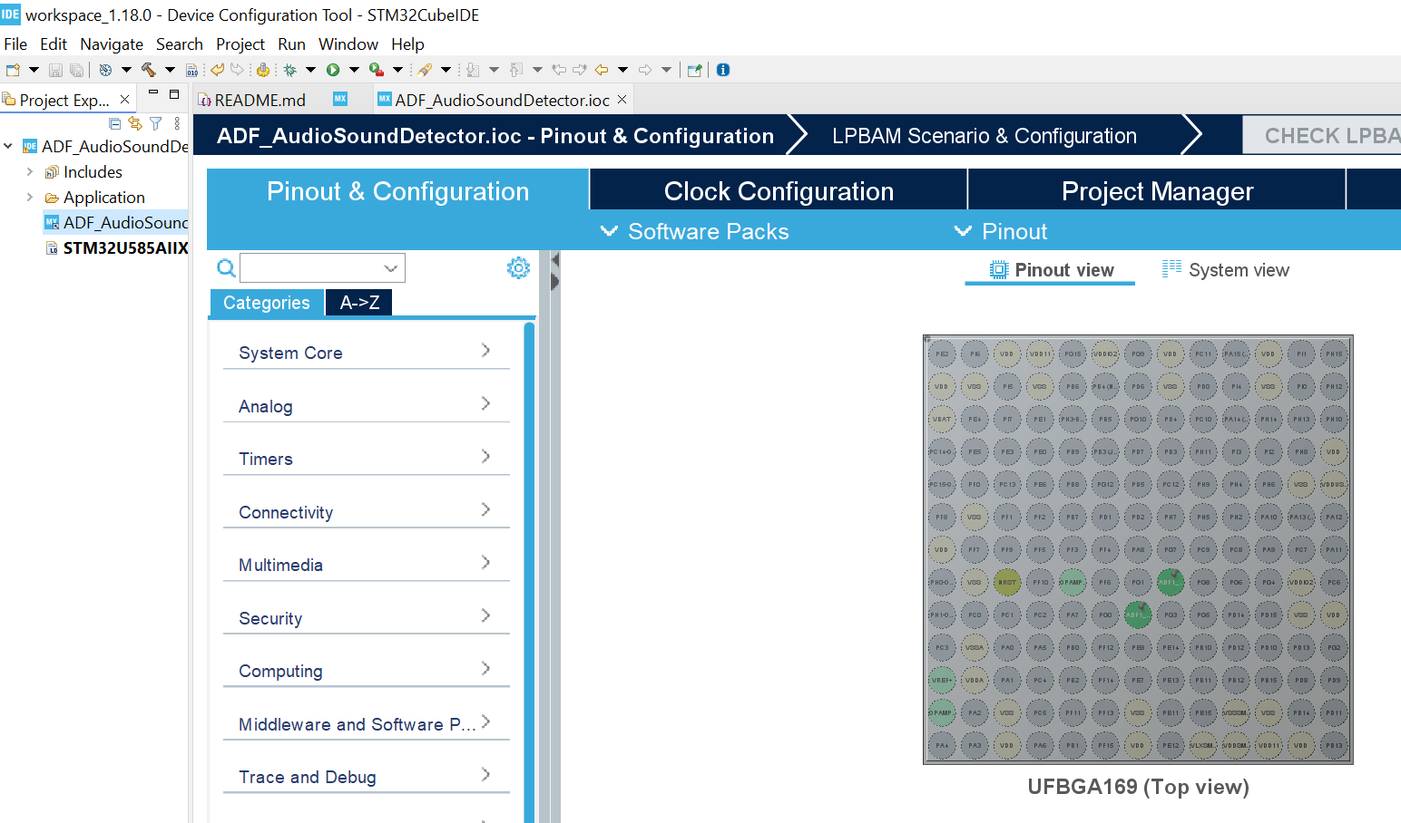 STM32 AudioSoundDetector example - STMicroelectronics Community