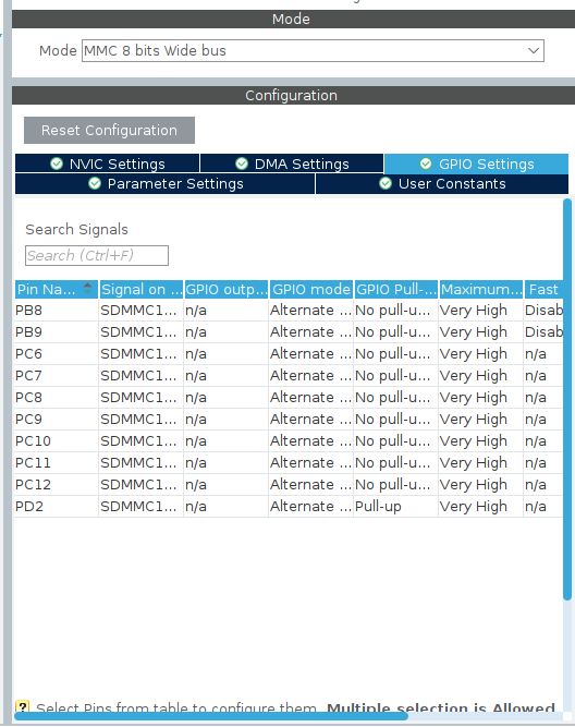 Stm32l451 Emmc Crc Error At Init When Reading Ex