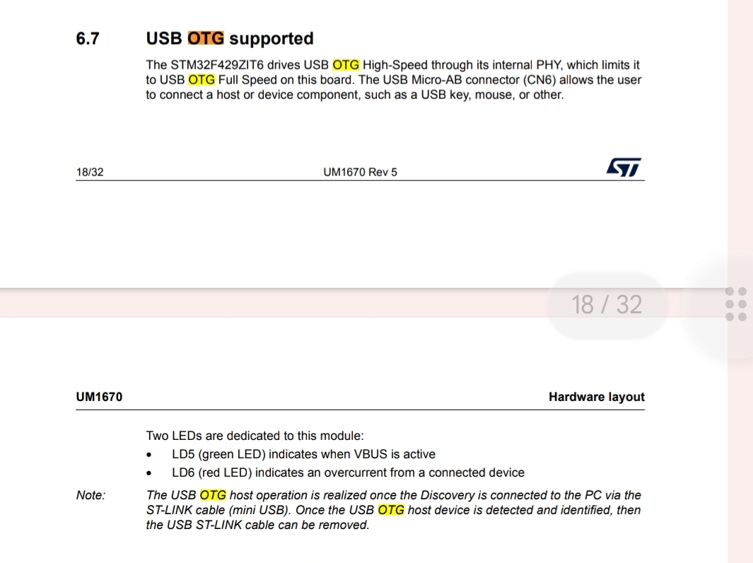 "STM32F429 USB HID configuration issue - code gets ...