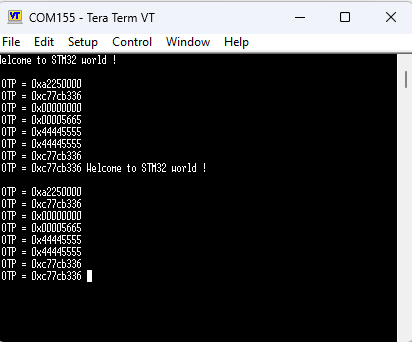 Memory management fault on OTP reading - STMicroelectronics Community
