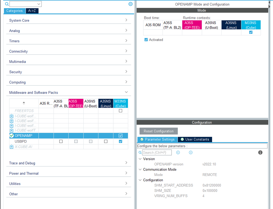 STM32MP257f-dk OpenAMP No such file or directory - STMicroelectronics ...
