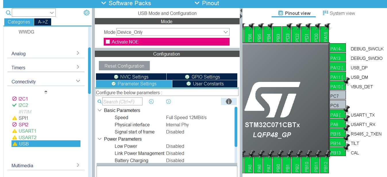 Solved Stm32c0 Usb Cdc Not Working Stmicroelectronics Community