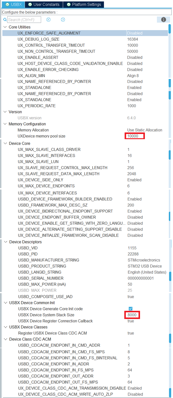 Solved: STM32C0 USB CDC not working - STMicroelectronics Community